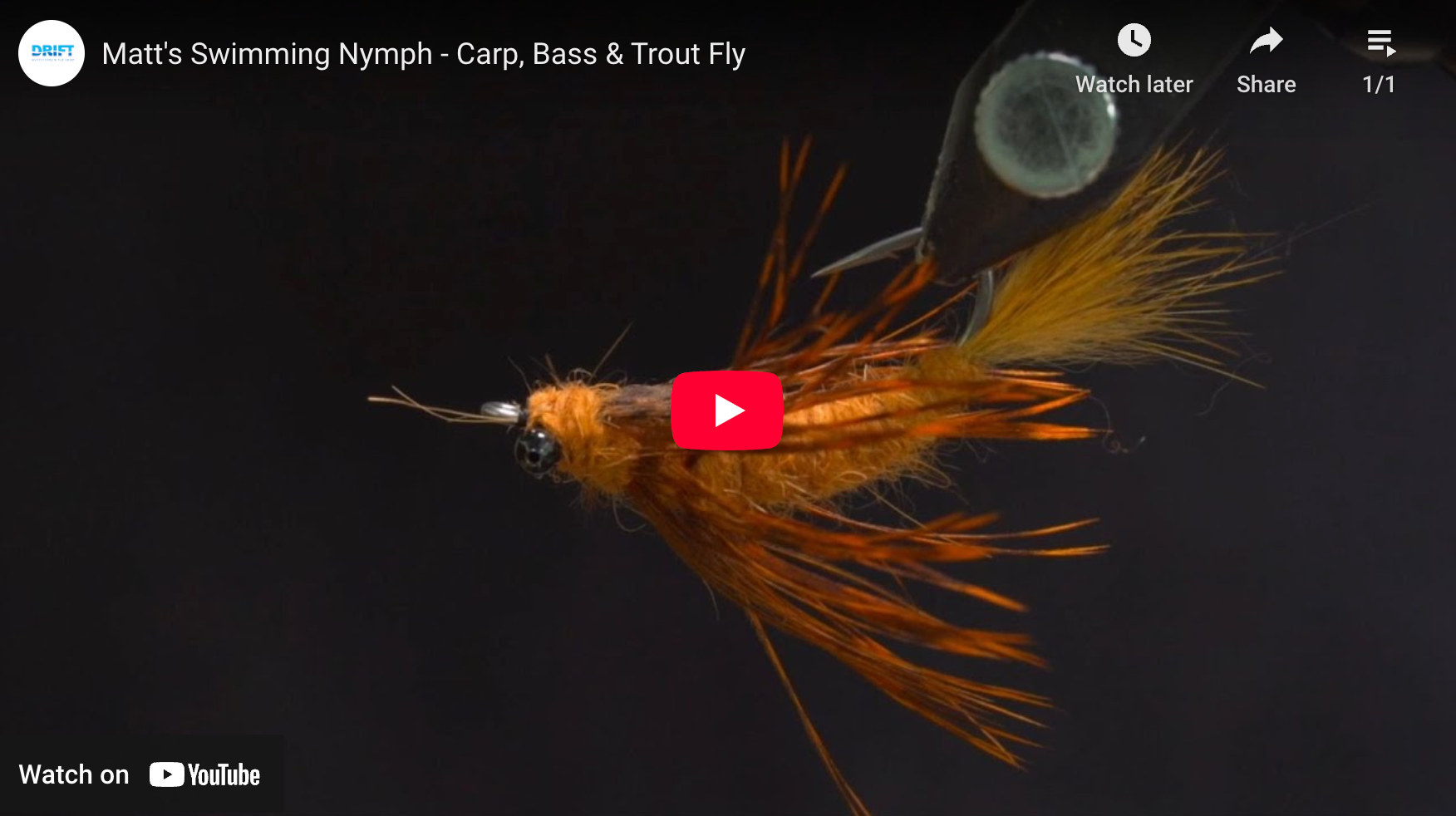 Matt's Swimming Nymph - Carp, Bass & Trout fly – Drift Outfitters