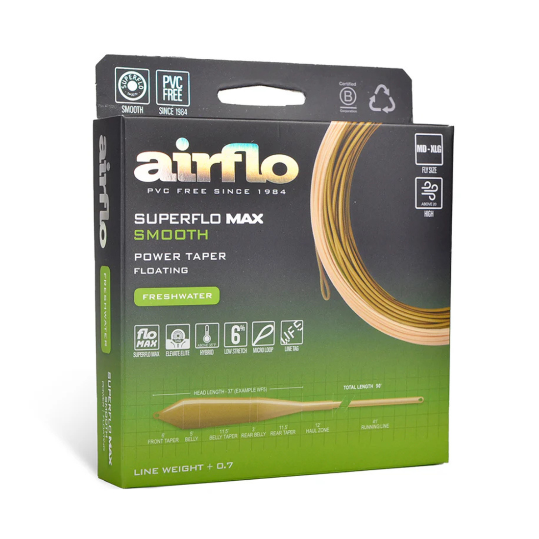 Airflo Superflo Max Smooth - Power Taper Fly Line – Drift Outfitters