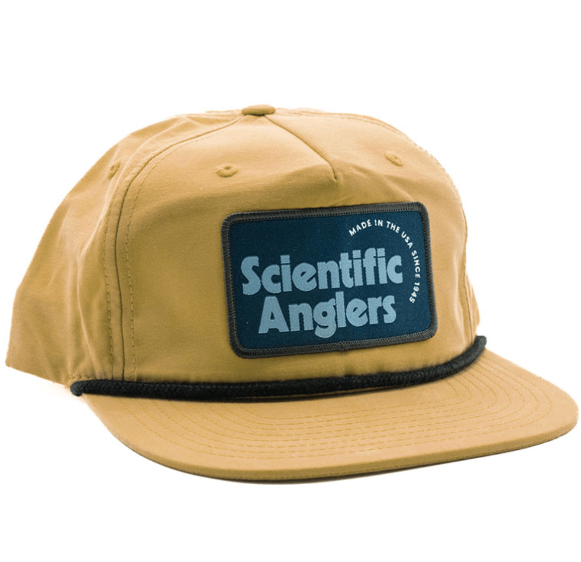 Scientific Anglers - Retro SA Patch Hat - Biscuit/Black – Drift Outfitters